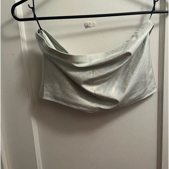 H&M | Tops | Hm Shimmer Tube Top | Poshmark